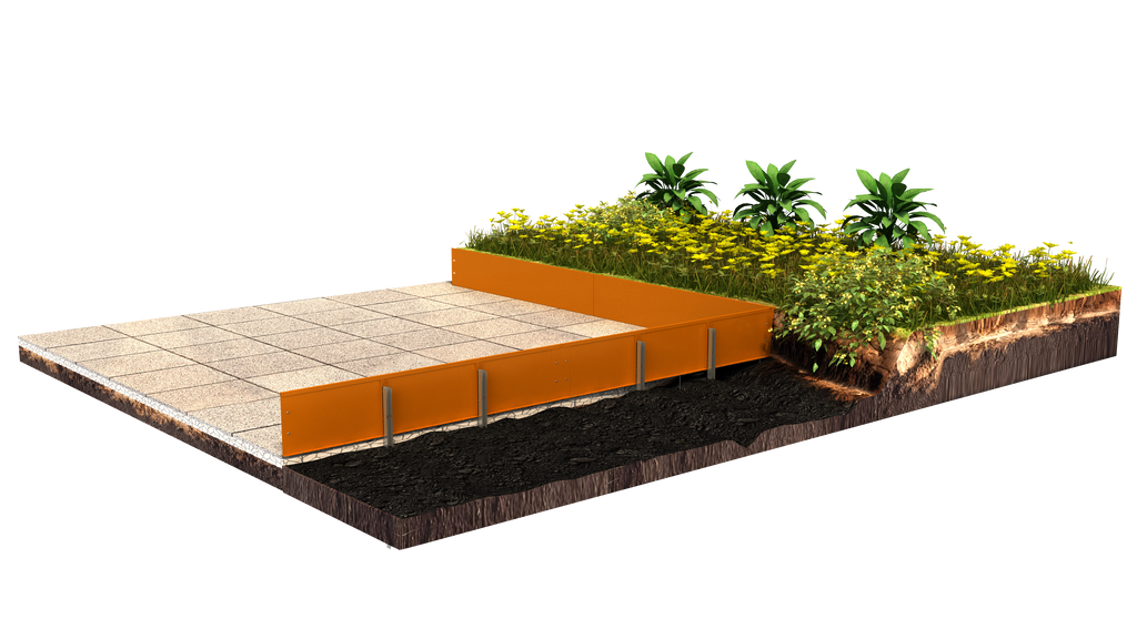 Formline Rigid Landscape Edging 400mm – Formline Landscape Edging